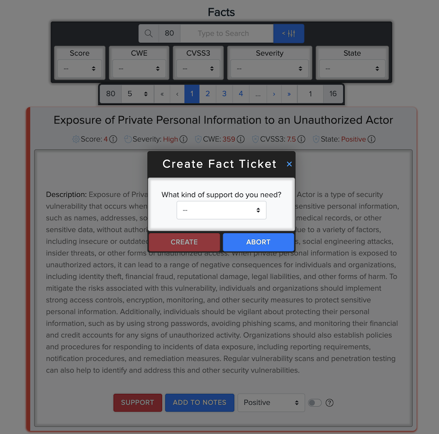 Facts System | Cryeye Project