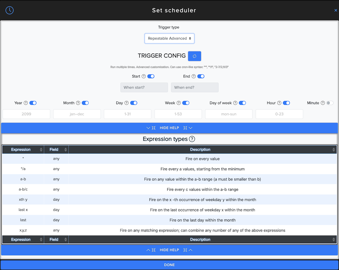 Scheduler | Cryeye Project