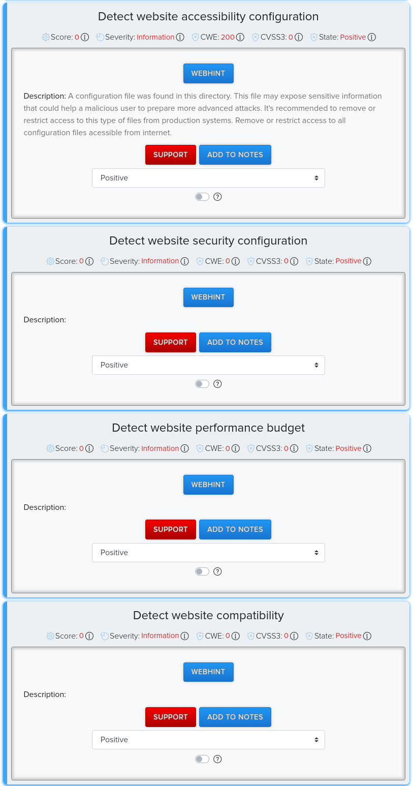 Webhint | Cryeye Project